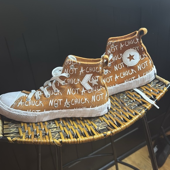 Converse | Shoes | Converse Youth Sz 3 Unttl3d High Not A Chuck Golden ...
